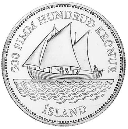 Iceland 500 Krónur KM 30 Prices & Values | NGC
