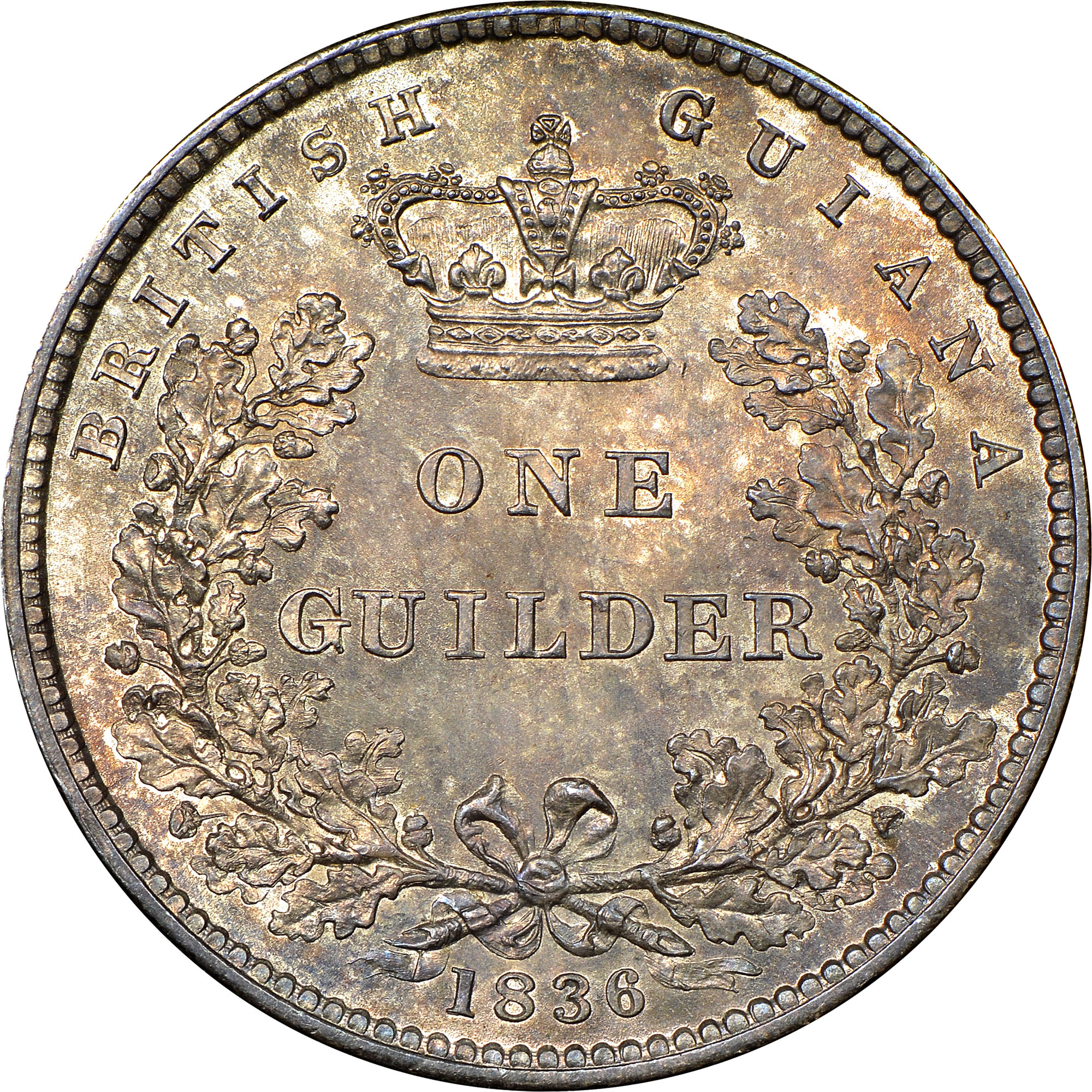 British Guiana Guilder KM 25 Prices & Values | NGC