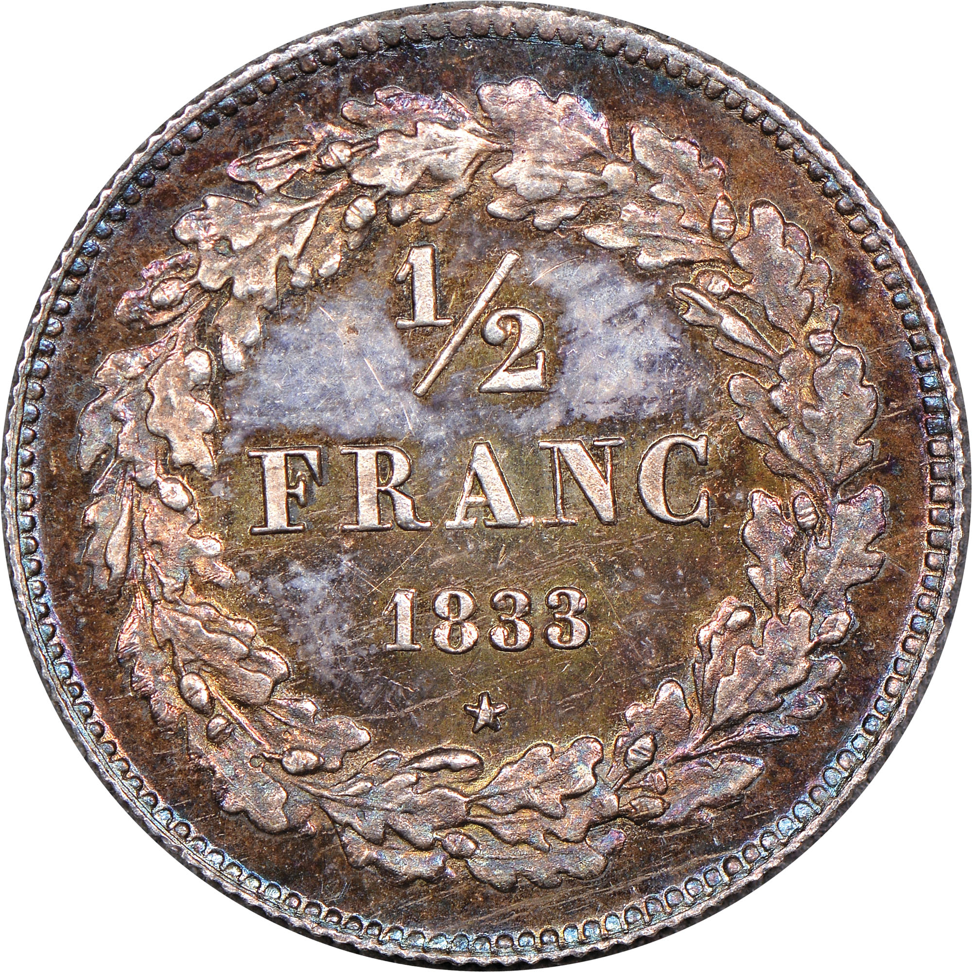 Belgium 1/2 Franc KM 6 Prices & Values | NGC