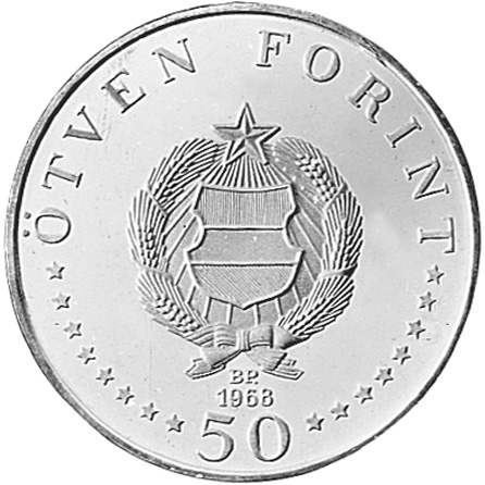 Hungary 50 Forint KM 582 Prices & Values | NGC