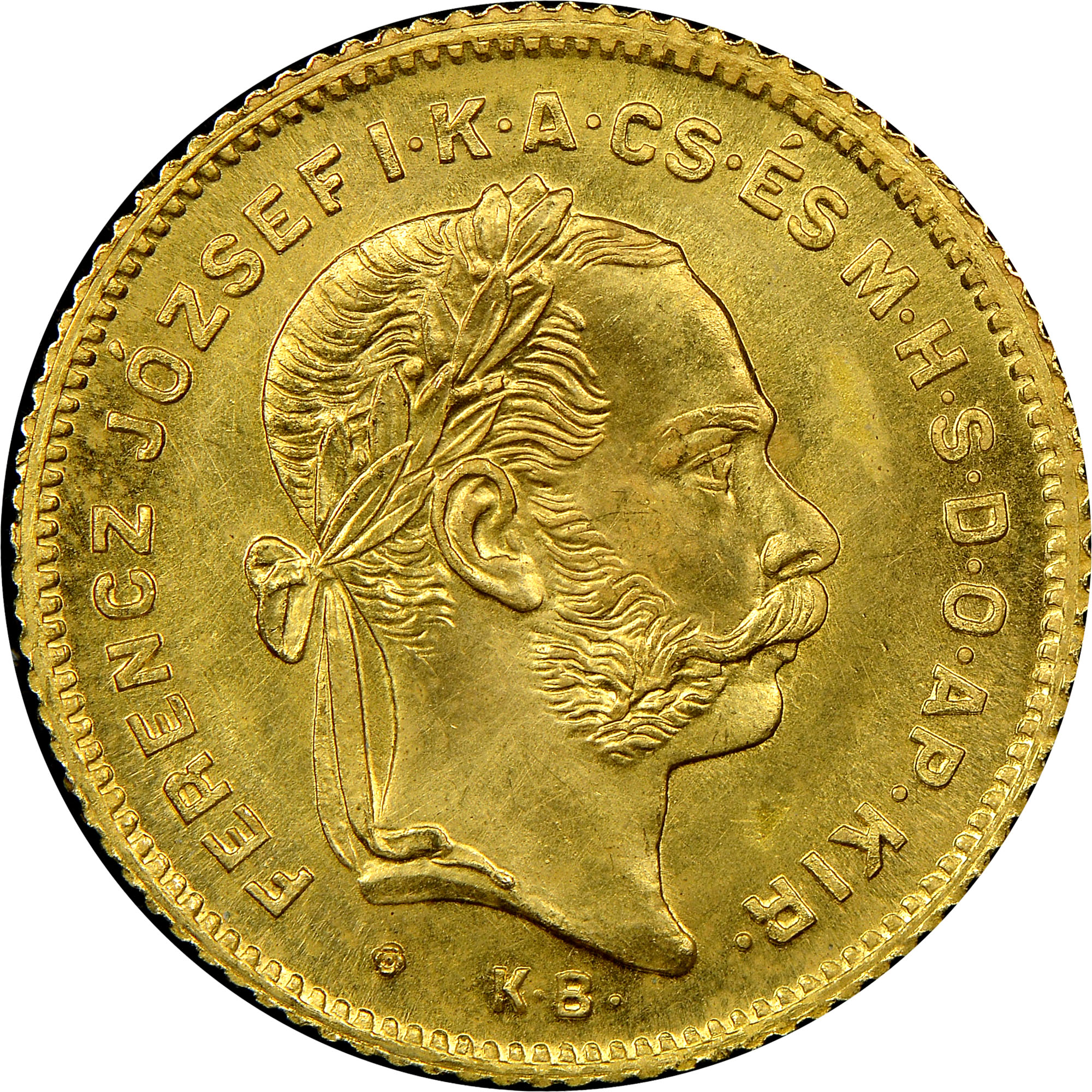 Hungary 4 Forint 10 Francs KM 454.2 Prices & Values | NGC