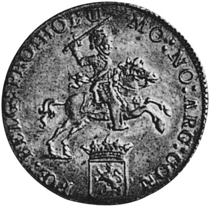 Netherlands HOLLAND (Netherlands) 1/2 Silver Rider KM 105 Prices & Val