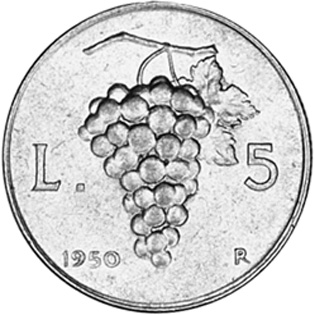 Italy 5 Lire KM 89 Prices & Values | NGC