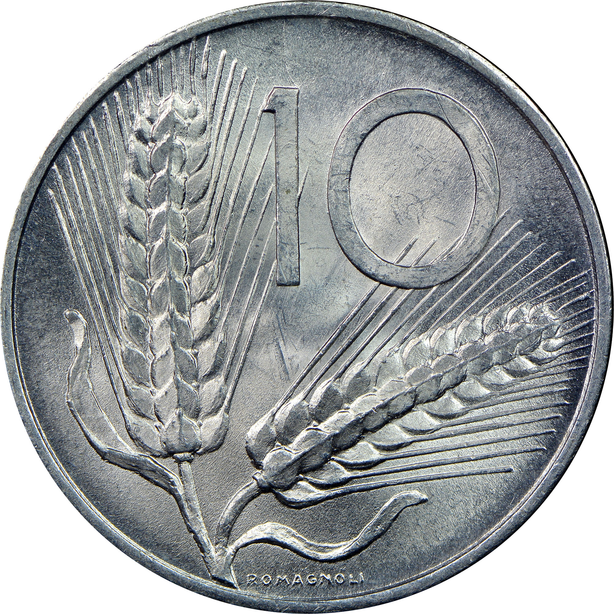 Italy 10 Lire KM 93 Prices & Values | NGC