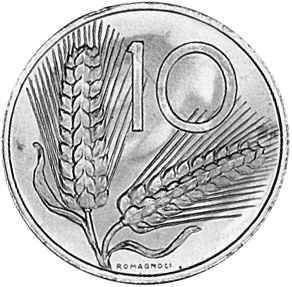 Italy 10 Lire KM 93 Prices & Values | NGC