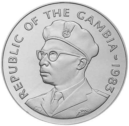 Gambia, The 20 Dalasis KM 21 Prices & Values | NGC