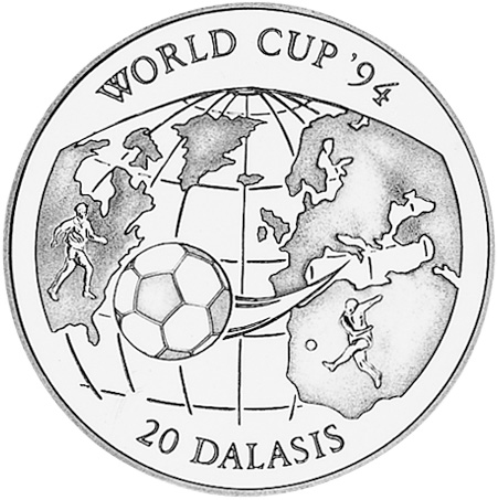 Gambia, The 20 Dalasis KM 35 Prices & Values | NGC