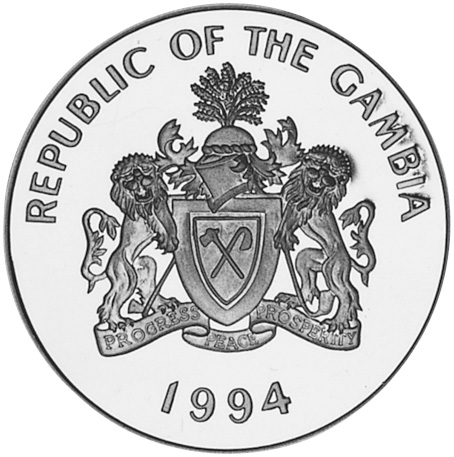 Gambia, The 20 Dalasis KM 47 Prices & Values | NGC