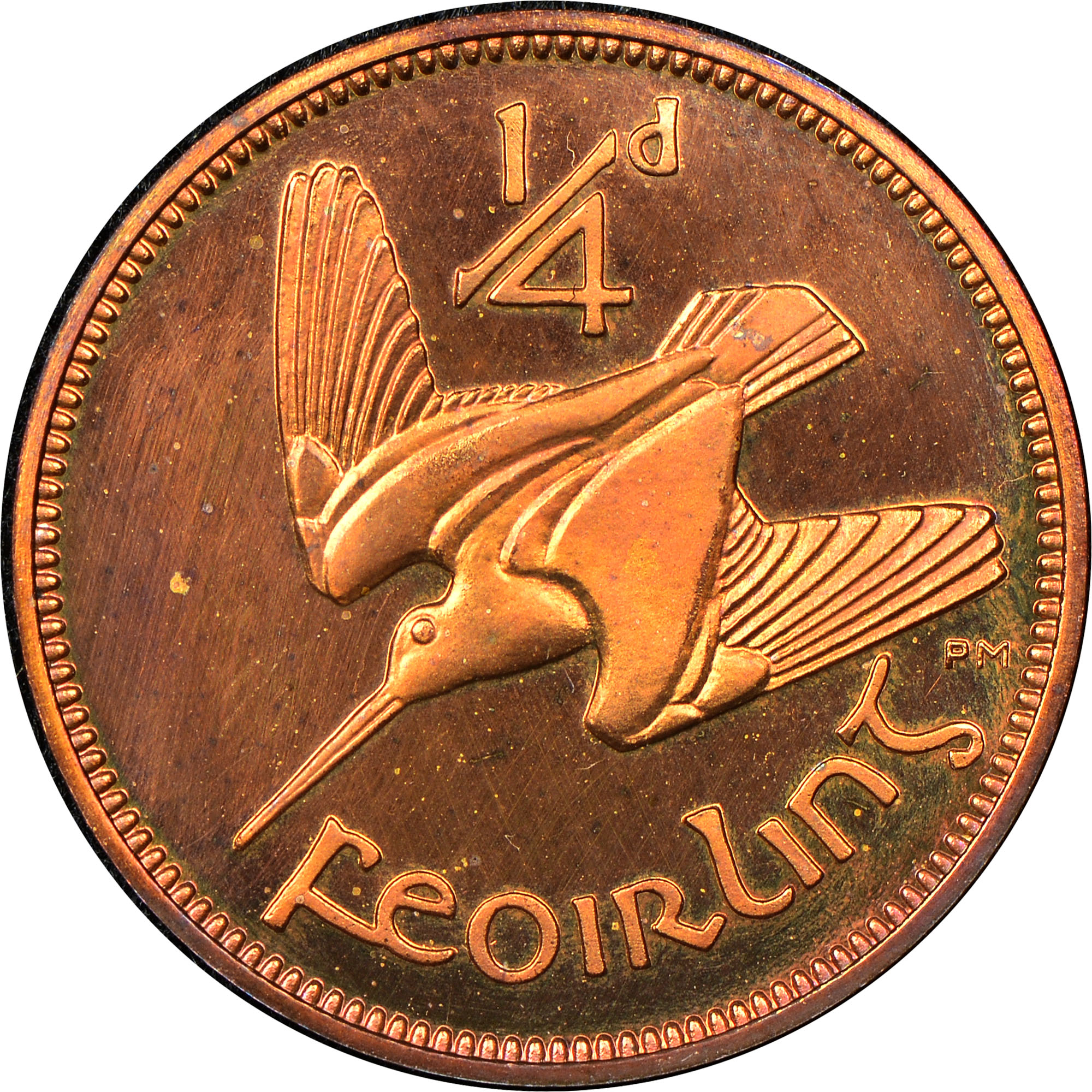 Ireland Republic Farthing KM 1 Prices & Values | NGC