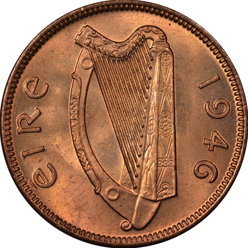 Ireland Republic Farthing KM 9 Prices & Values | NGC