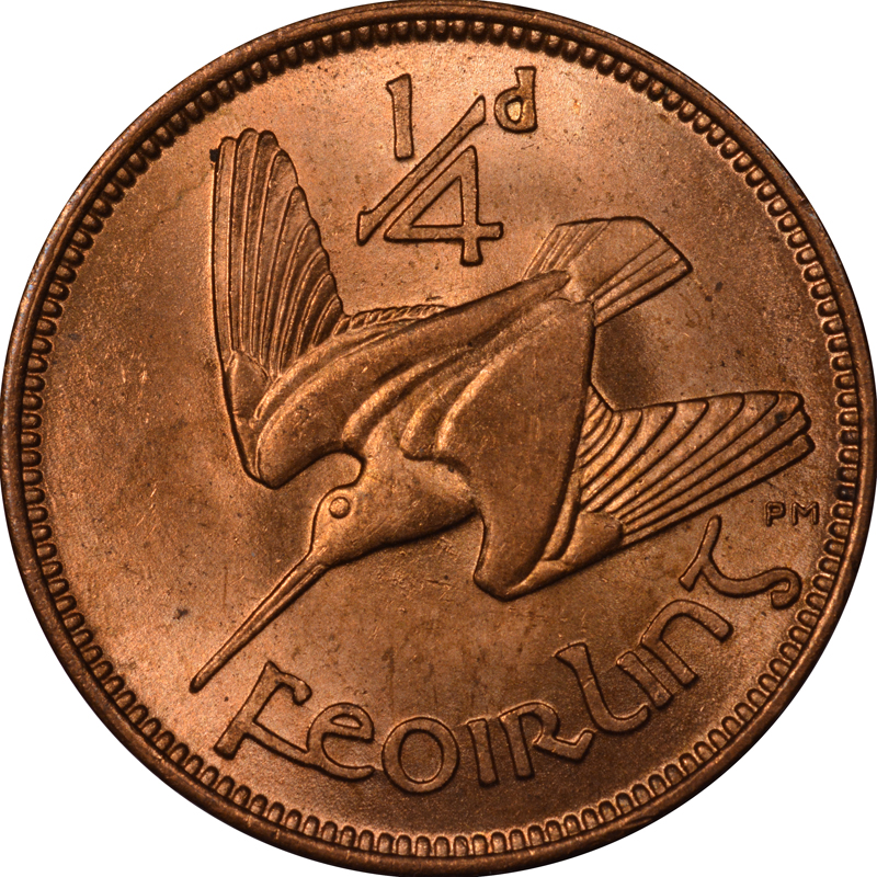 Ireland Republic Farthing KM 9 Prices & Values | NGC