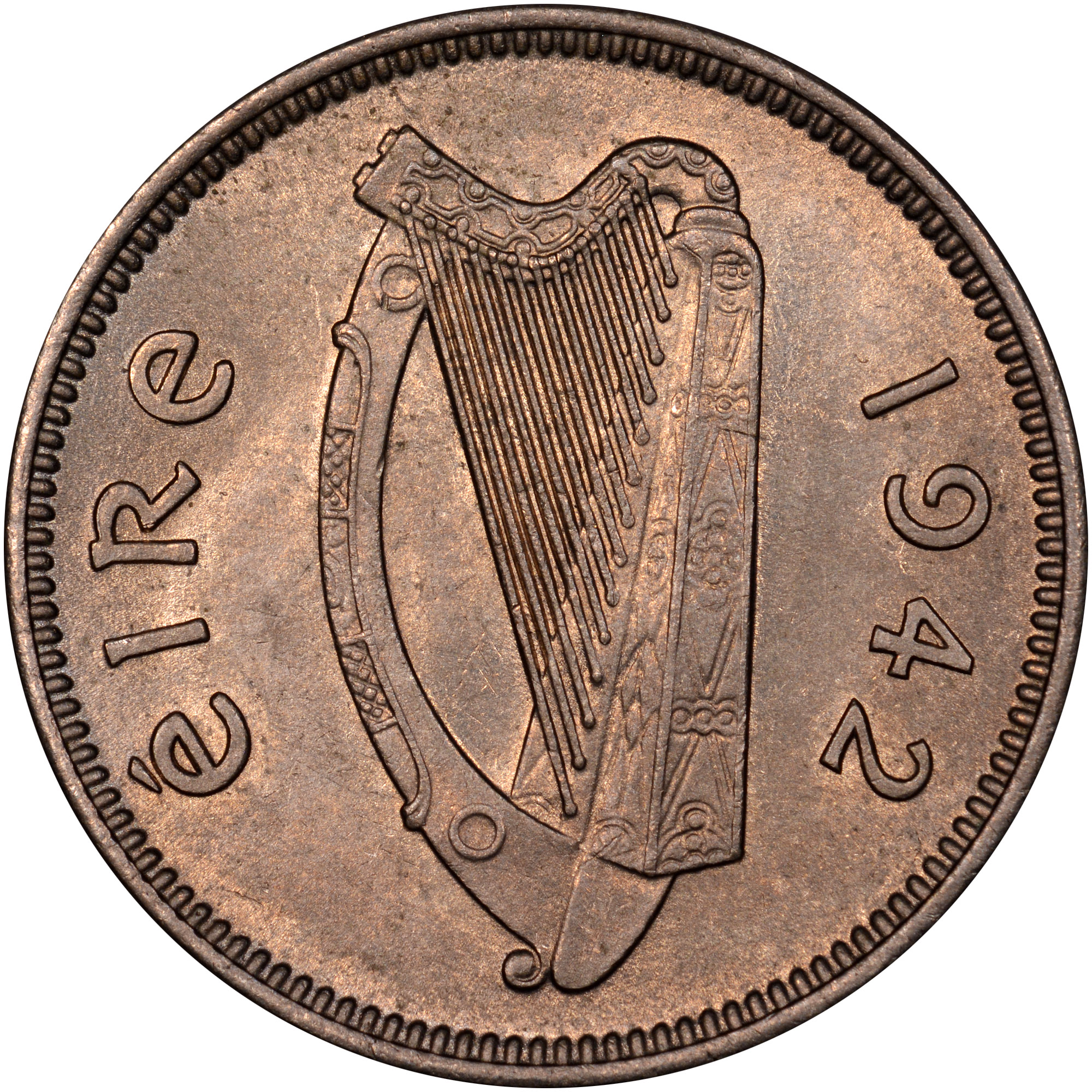 Ireland Republic 3 Pence KM 12a Prices & Values | NGC