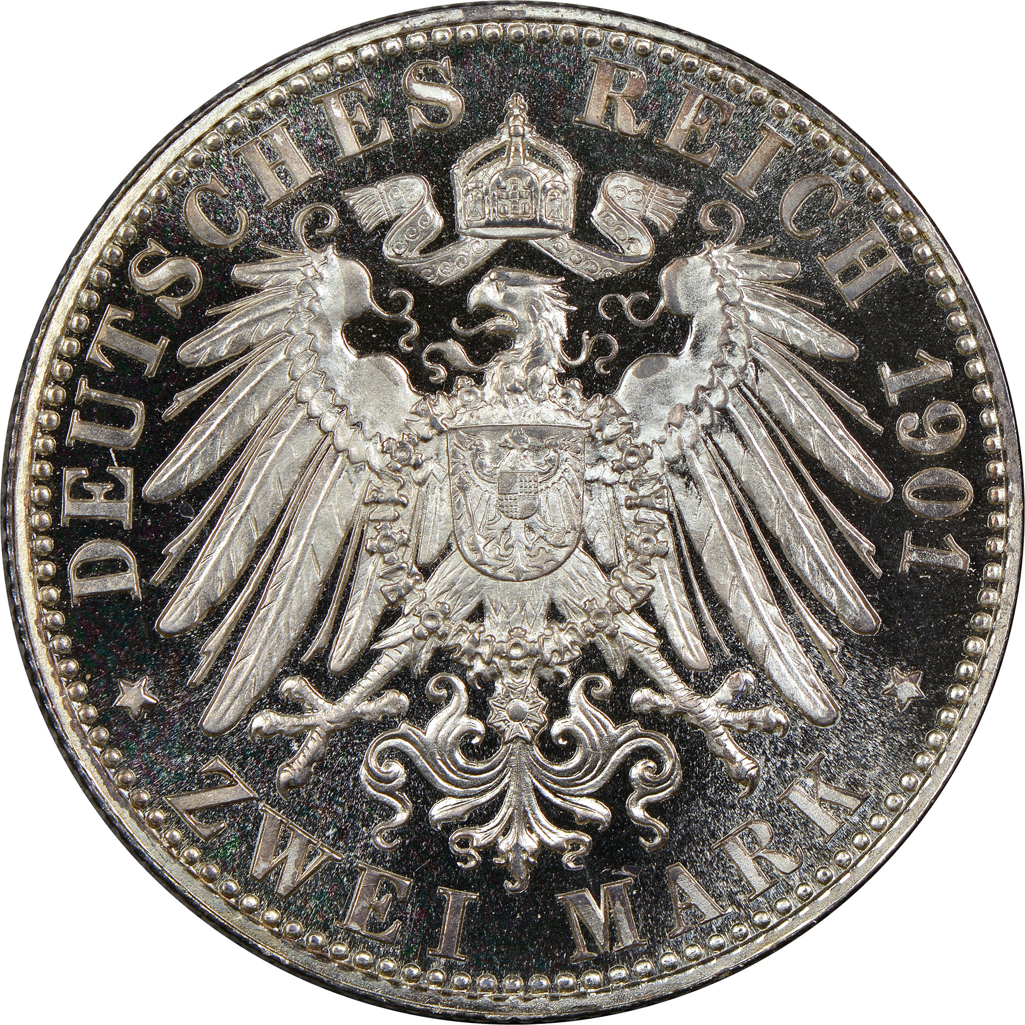 German States MECKLENBURG-SCHWERIN 2 Mark KM 330 Prices & Values | NGC