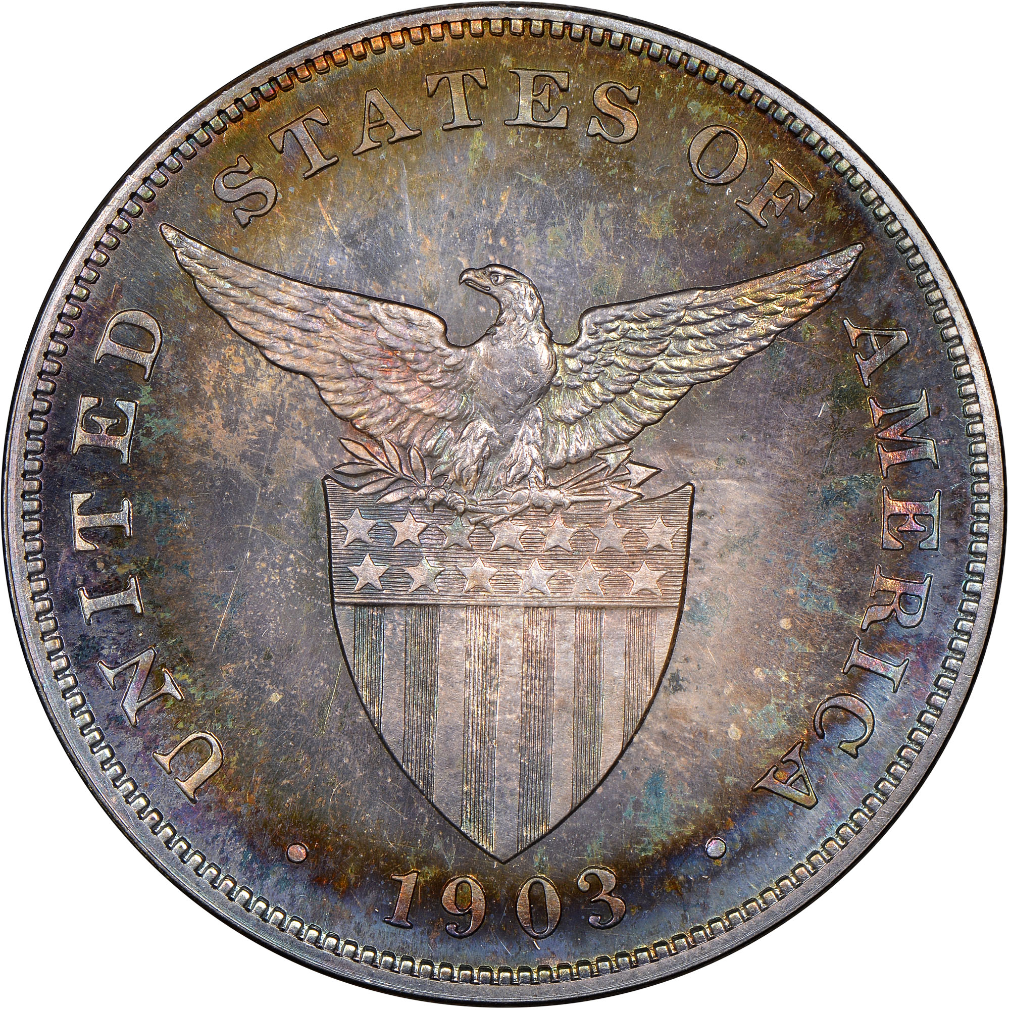 1903 1906 Philippines Peso KM 168 Prices Values NGC