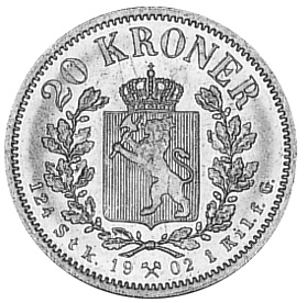 Norway 20 Kroner KM 355 Prices & Values | NGC