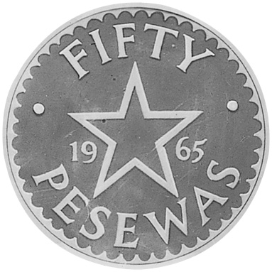 Ghana 50 Pesewas KM 11 Prices & Values | NGC