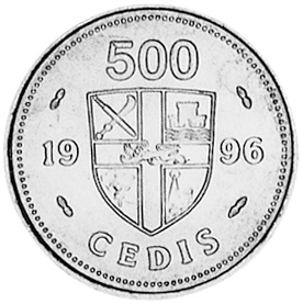 Ghana 500 Cedis KM 34 Prices & Values | NGC