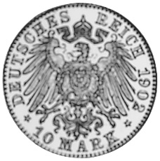 German States SAXE-MEININGEN 10 Mark KM 202 Prices & Values | NGC