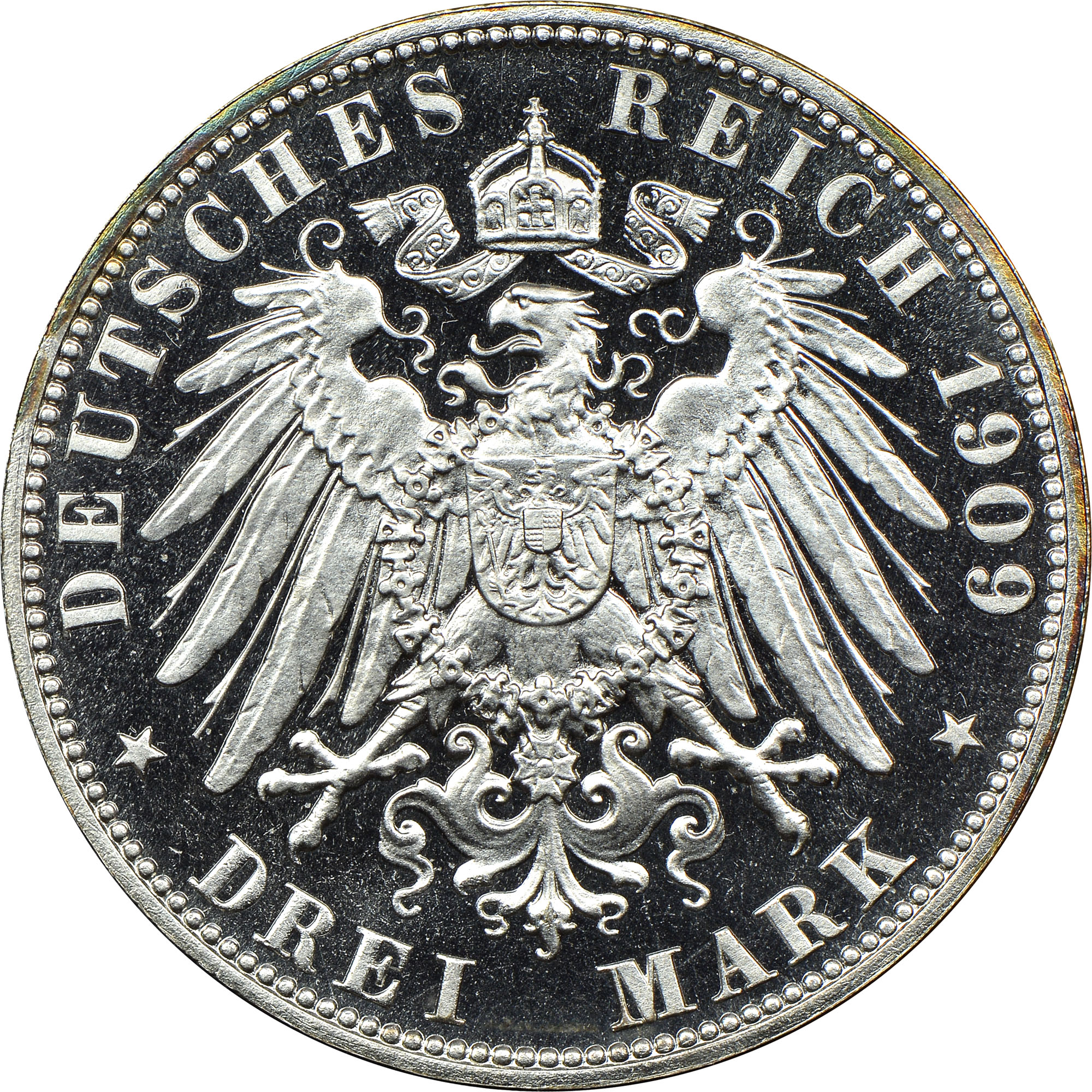 German States HAMBURG 3 Mark KM 620 Prices & Values | NGC
