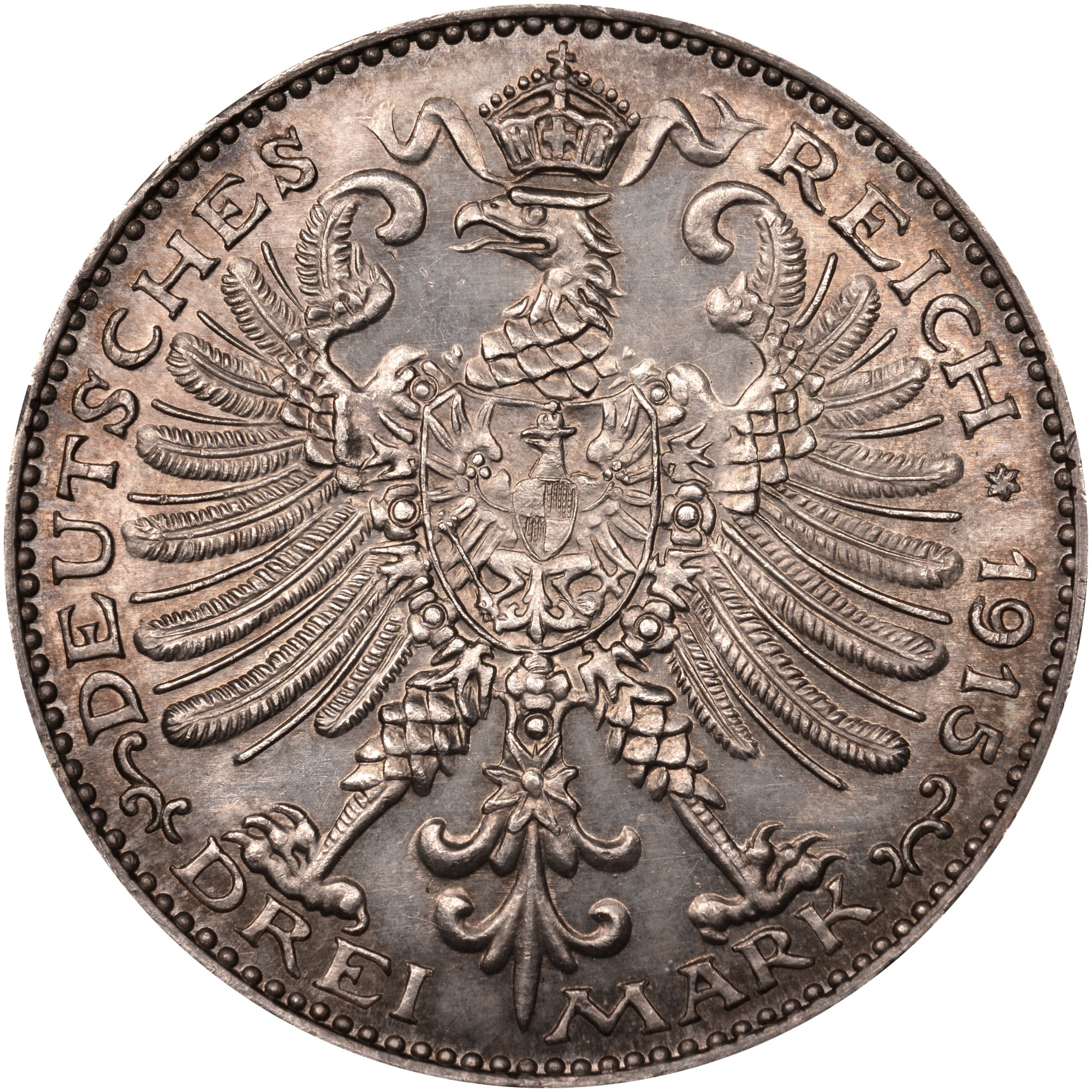 German States LÜBECK 3 Mark KM Pn40 Prices & Values | NGC