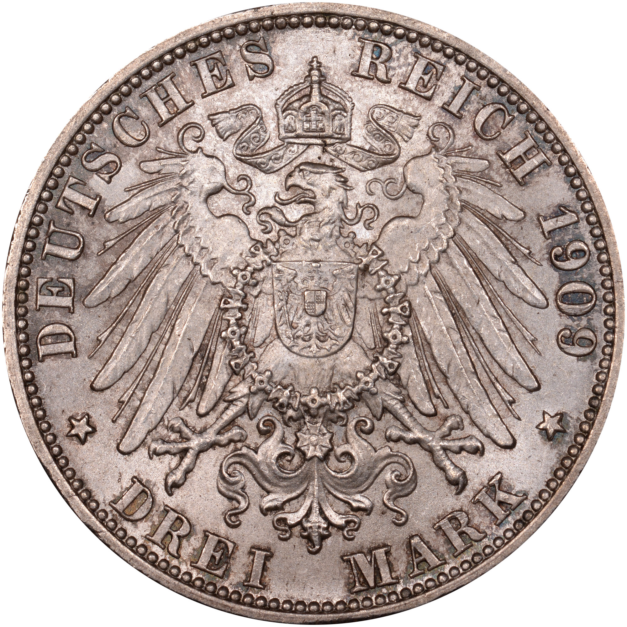 German States BADEN 3 Mark KM 280 Prices & Values | NGC