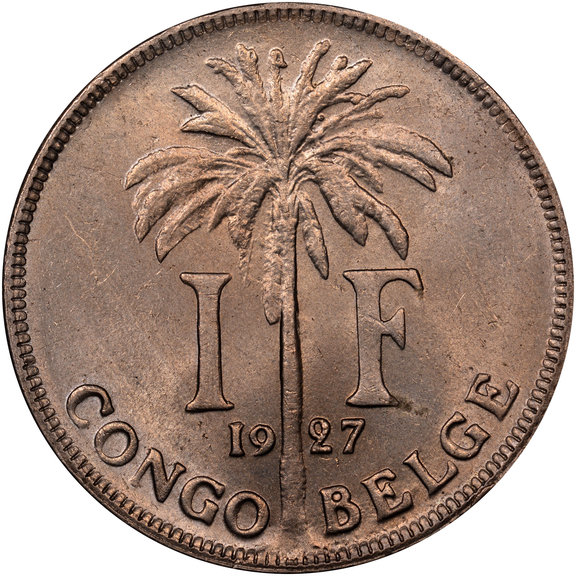 Belgian Congo Franc KM 20 Prices Values NGC