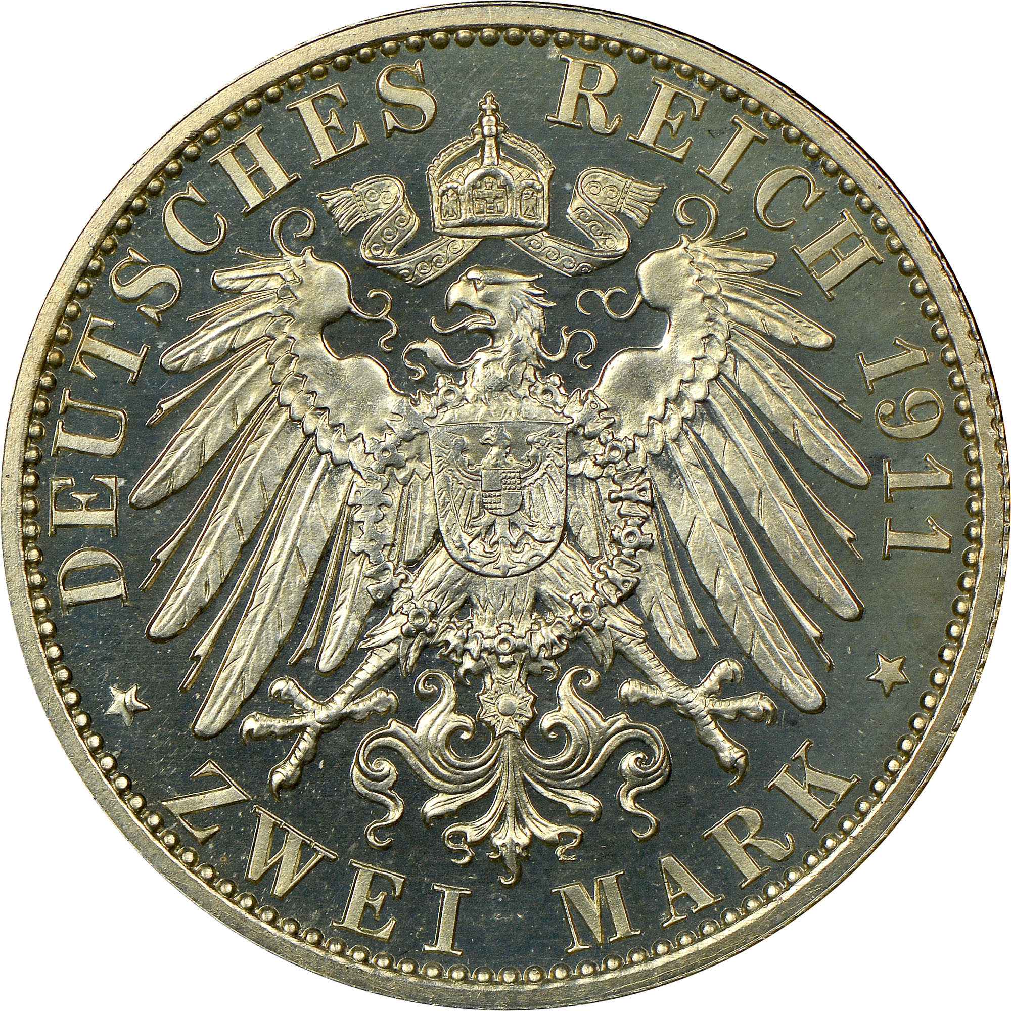 German States PRUSSIA 2 Mark KM 522 Prices & Values | NGC