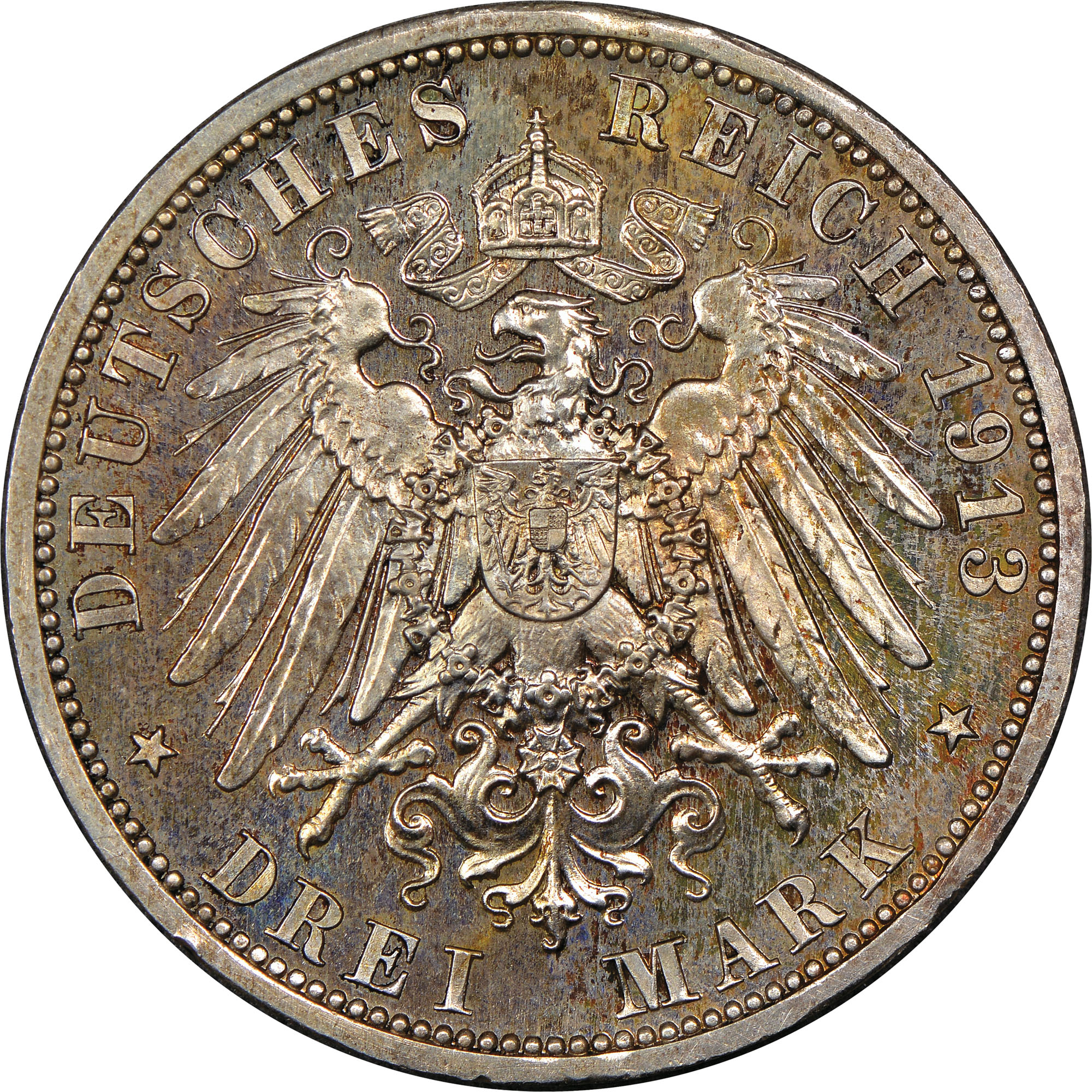 German States PRUSSIA 3 Mark KM 535 Prices & Values | NGC