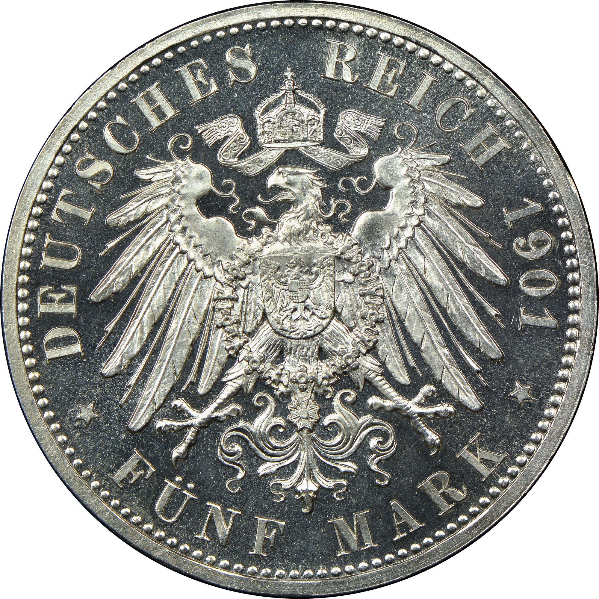 German States PRUSSIA 5 Mark KM 526 Prices & Values | NGC