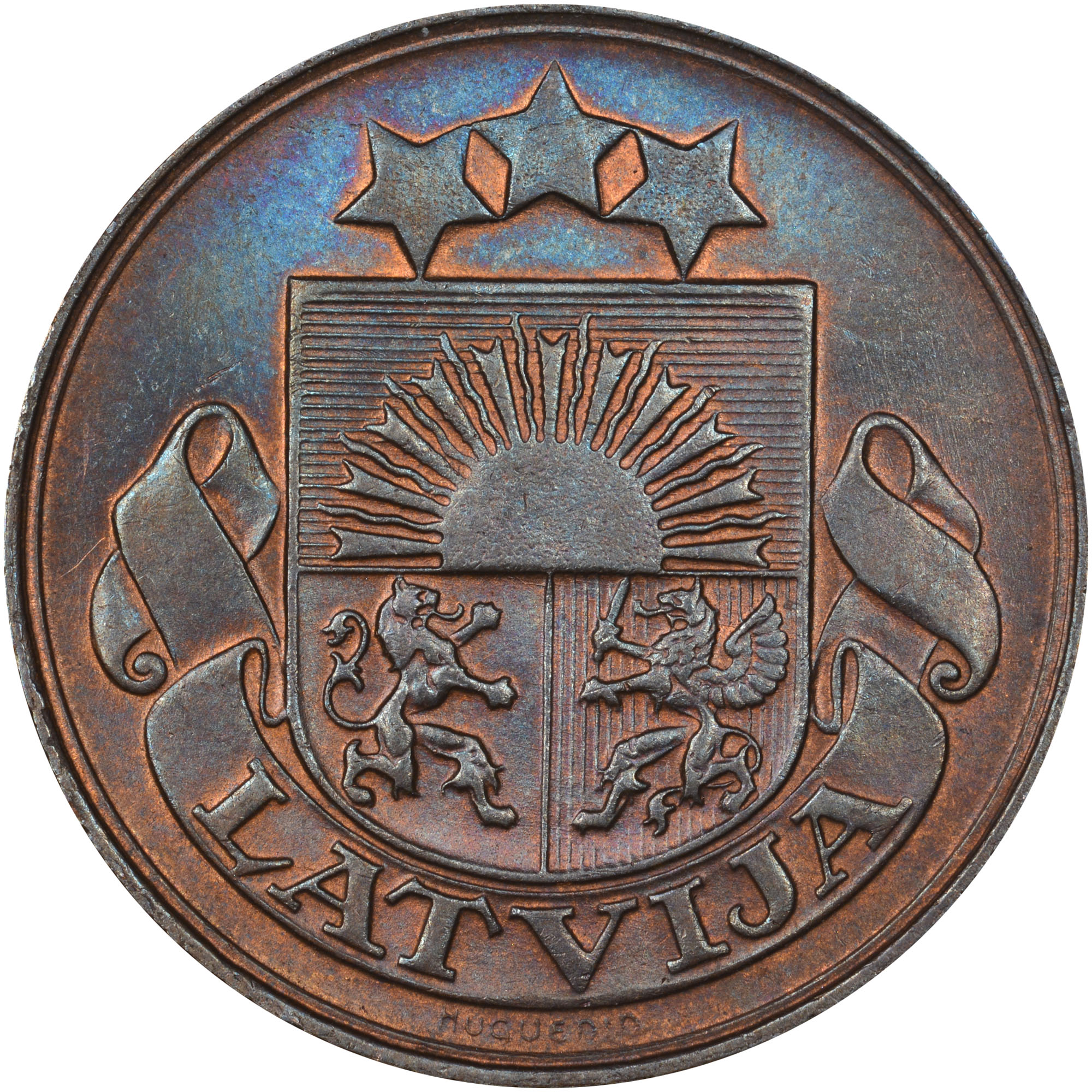 Latvia 5 Santimi KM 3 Prices & Values | NGC