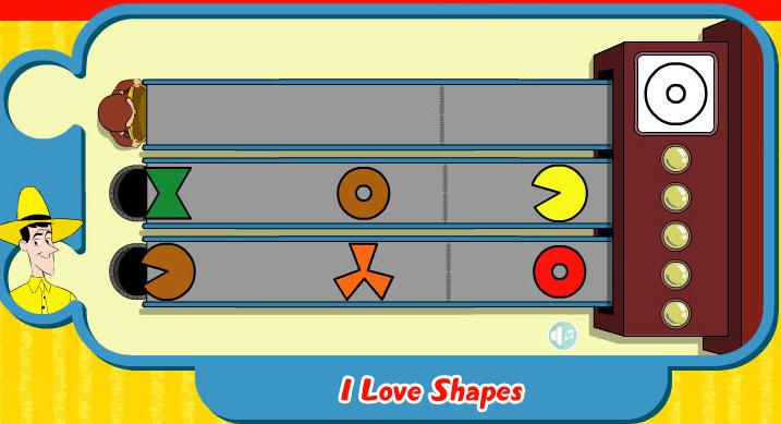 I Love Shapes - Games Educate Kids