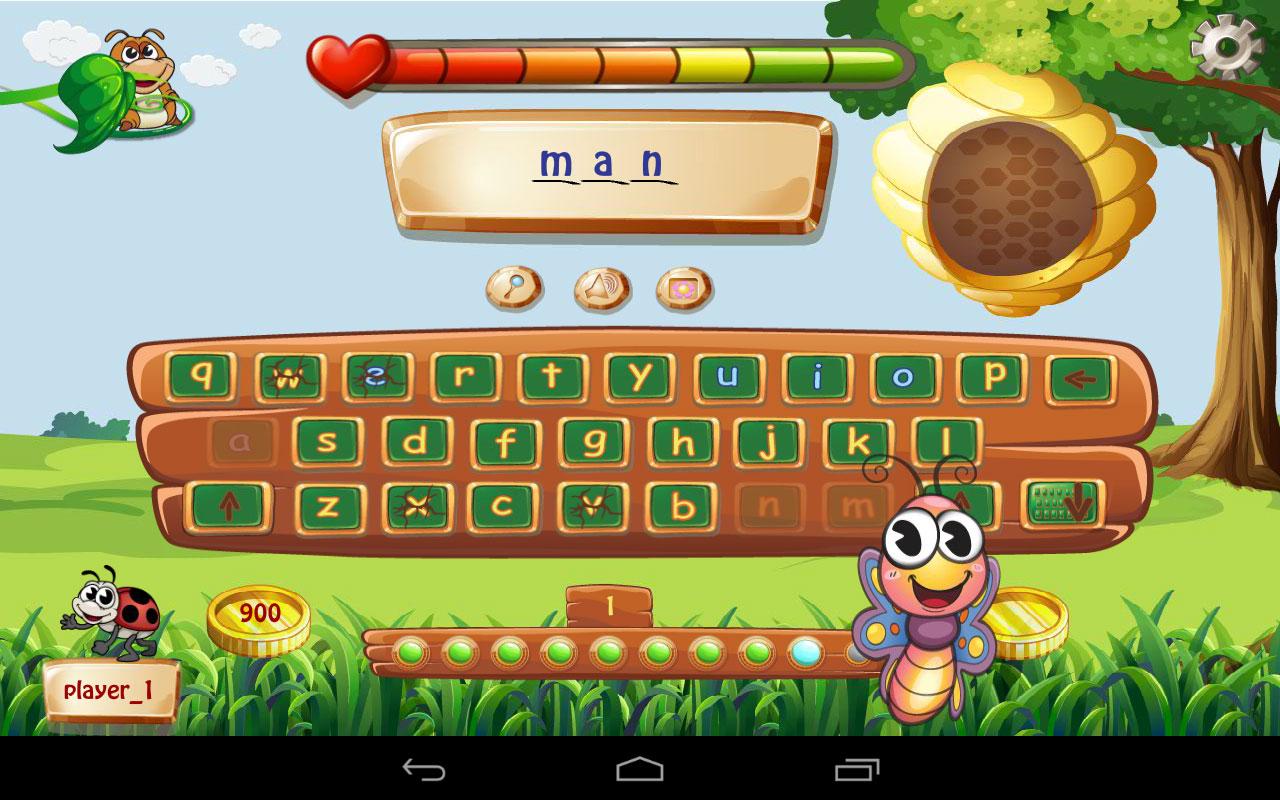 Spelling Bug: Hangman - Games Educate Kids