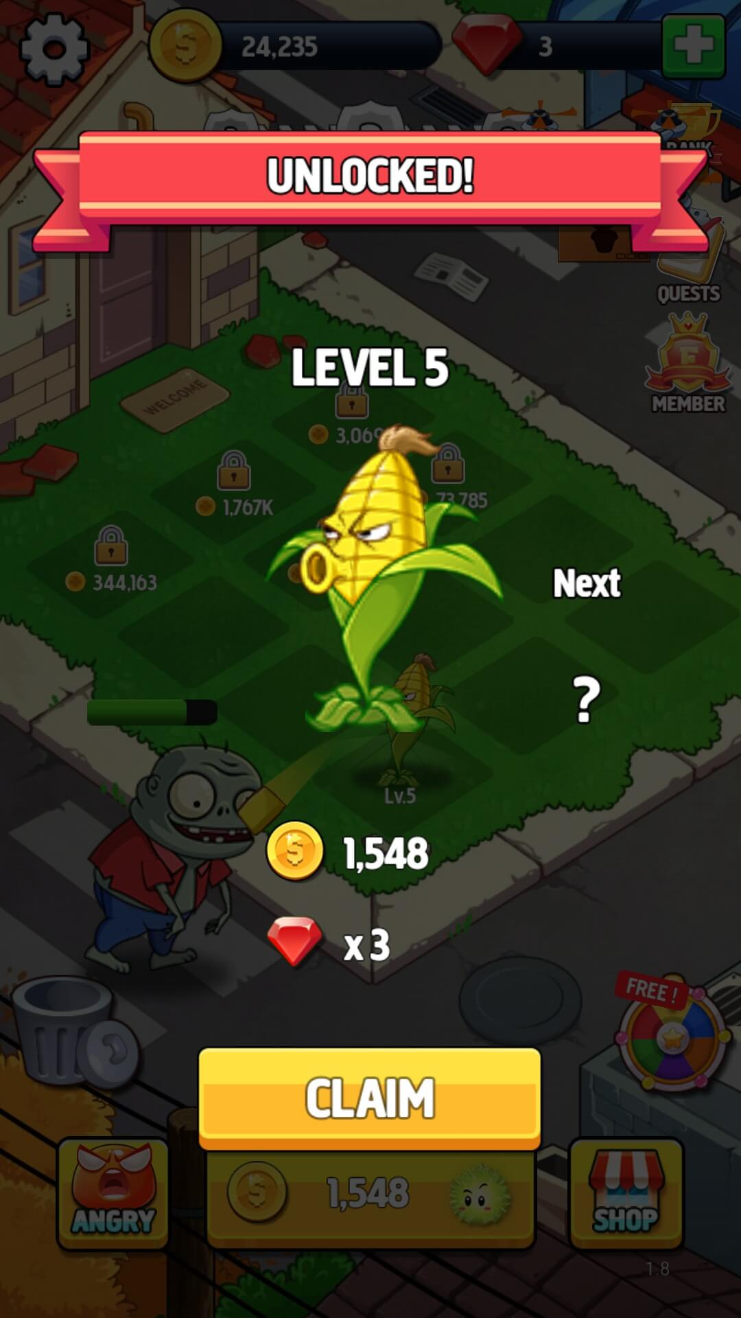 Merge Flowers vs. Zombies - Free Casual Games!