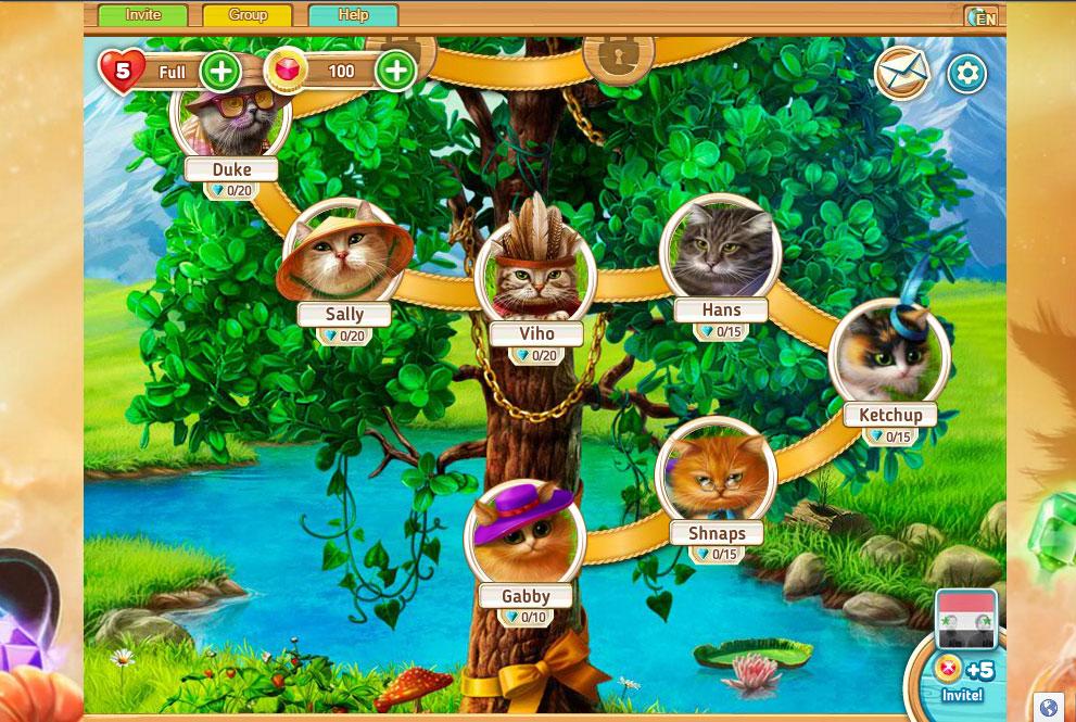 Cute Cats: Magic Adventure - Free Casual Games!