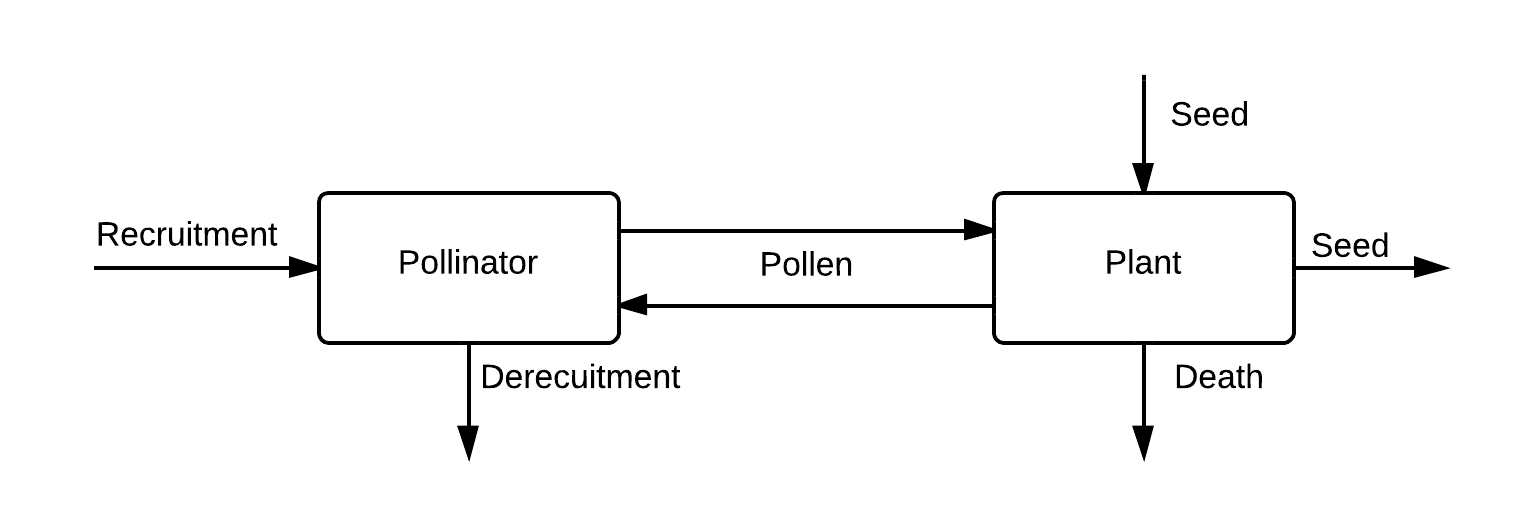 Agent-Based Exploration of Plant-Pollinator Mutualism