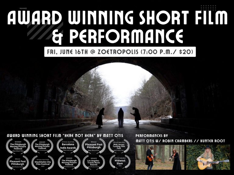 Here not Here screening, plus live performances by Robin Chambers ...