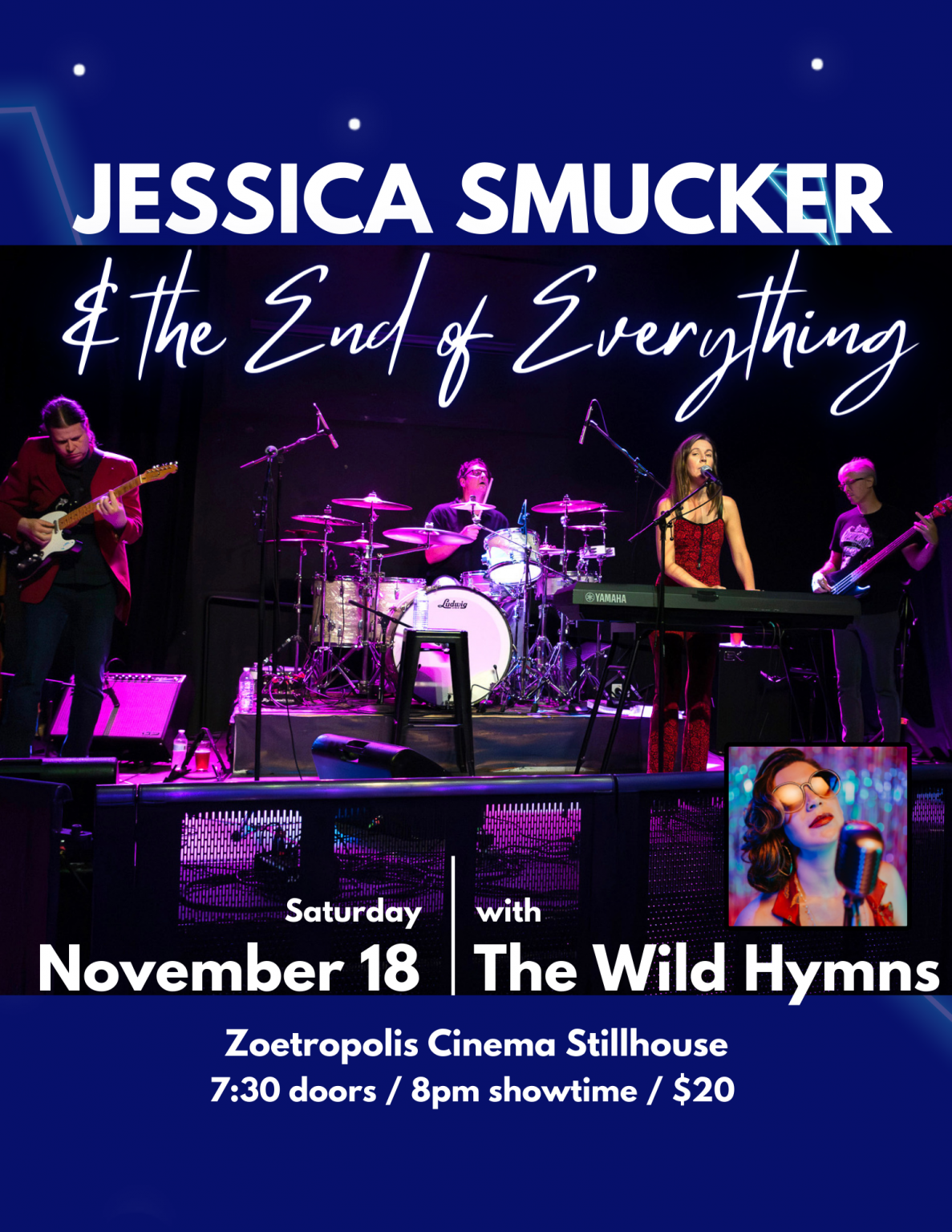Jessica Smucker & The End Of Everything w/ The Wild Hymns – Zoetropolis ...