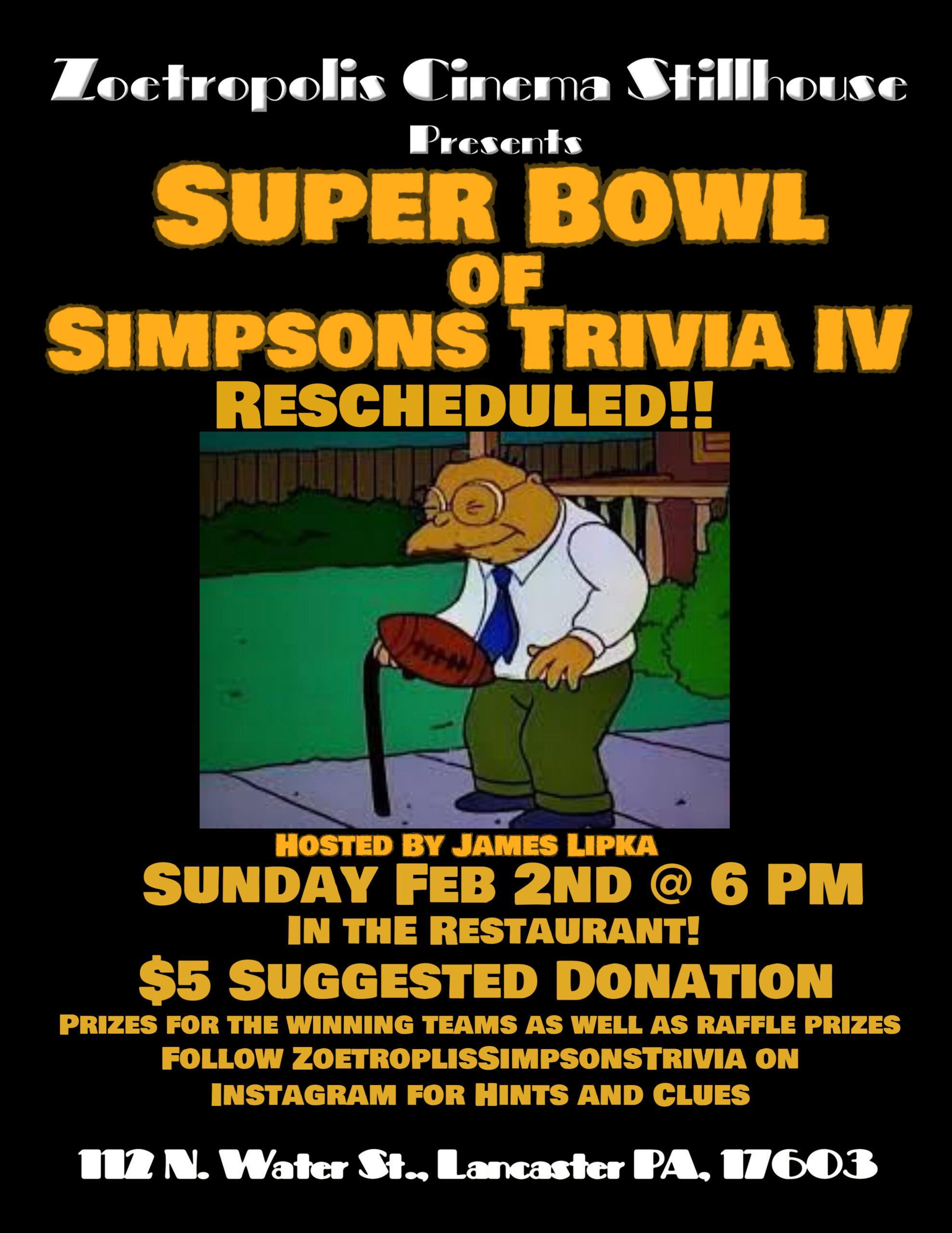 Simpsons Trivia – Zoetropolis Theatre