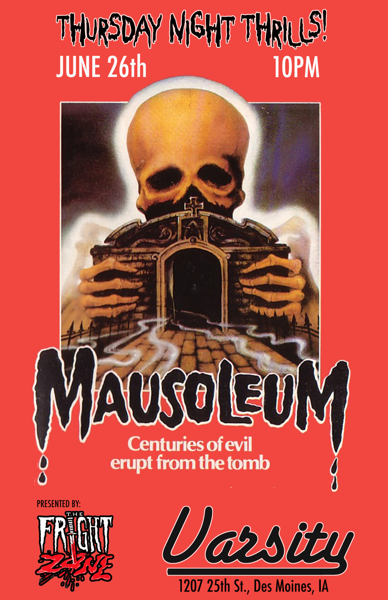 Mausoleum – Presented with The Fright Zone Podcast – The Varsity Cinema