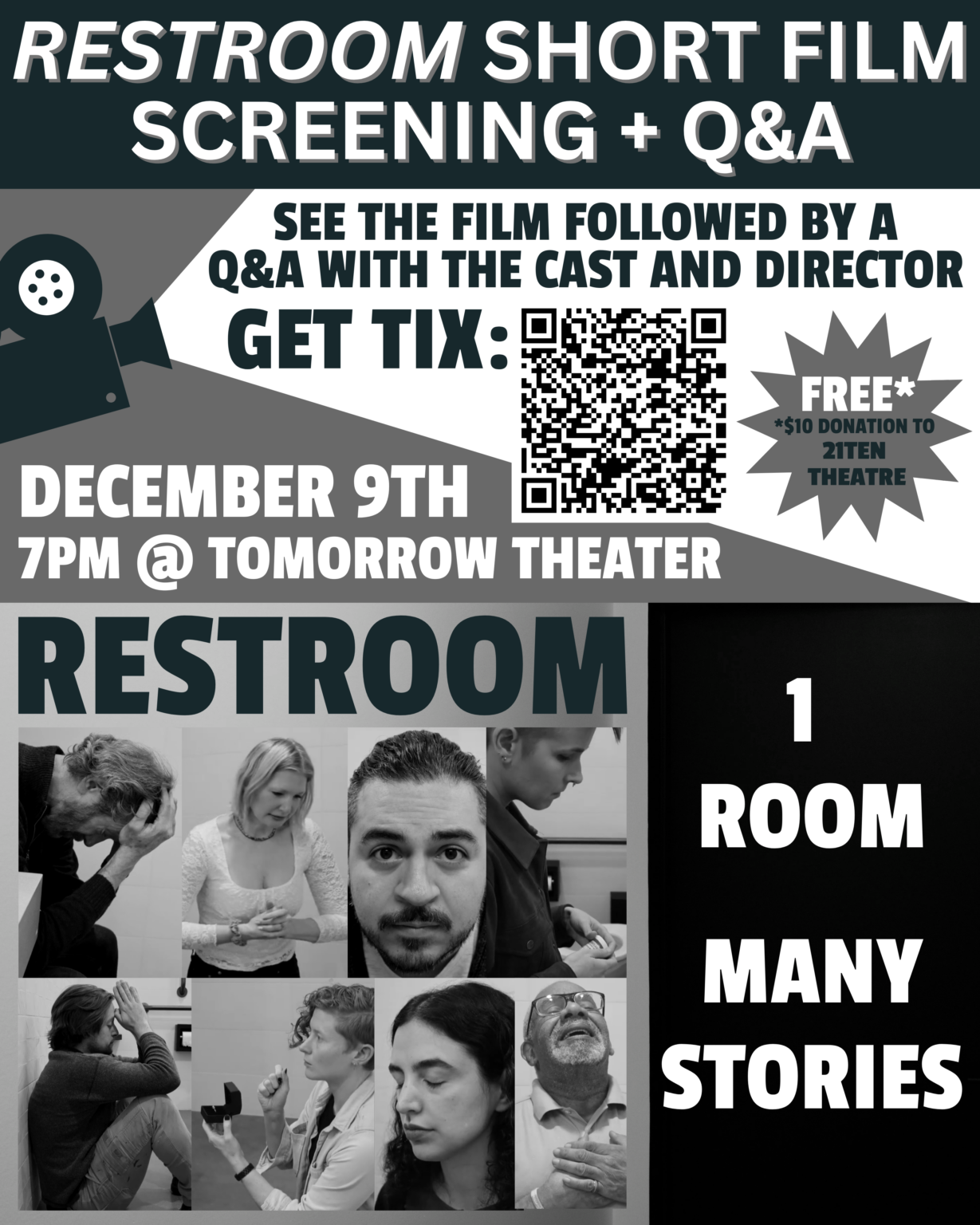 RESTROOM // short film screening and Q&A – Tomorrow Theater