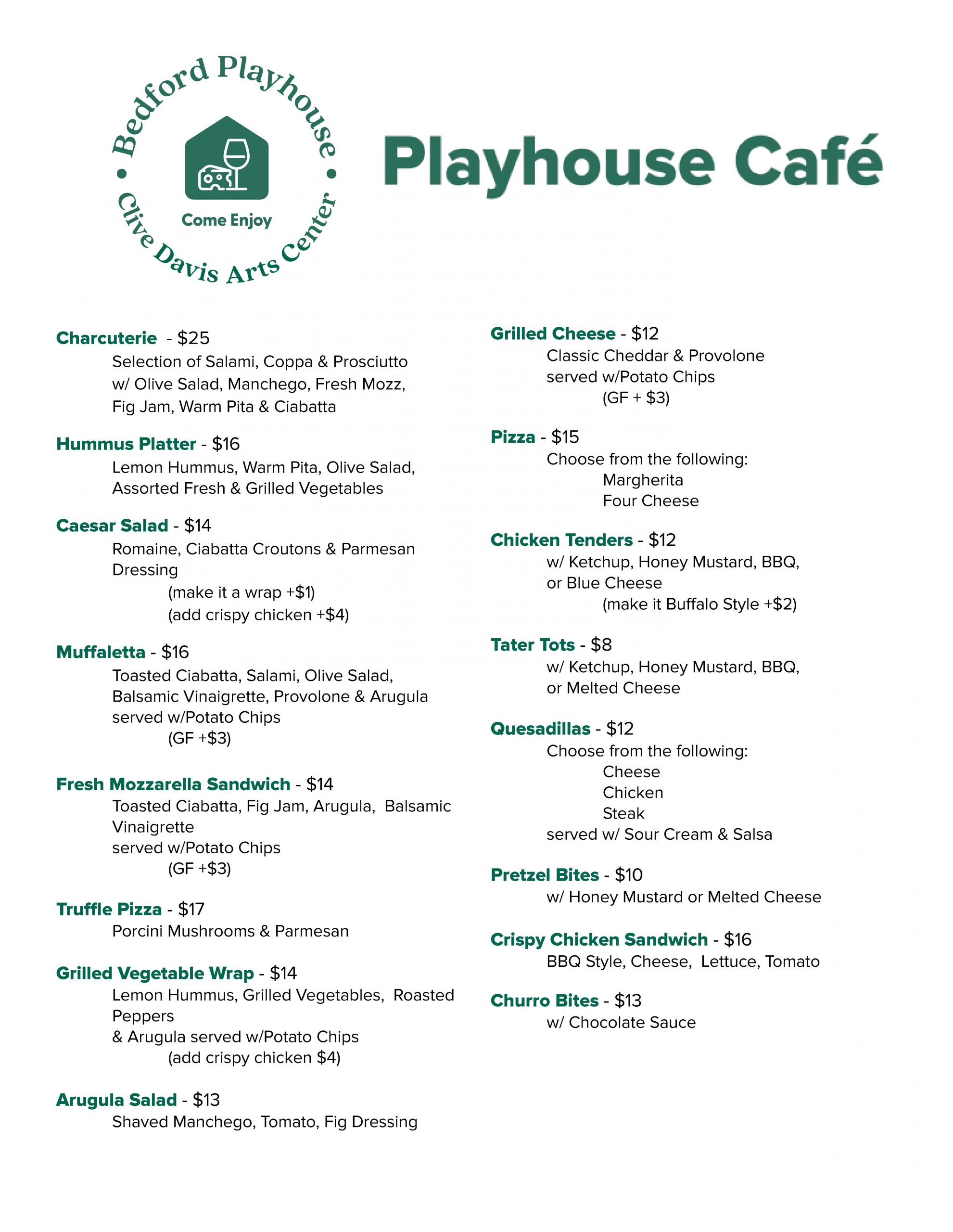 Playhouse Café – Bedford Playhouse