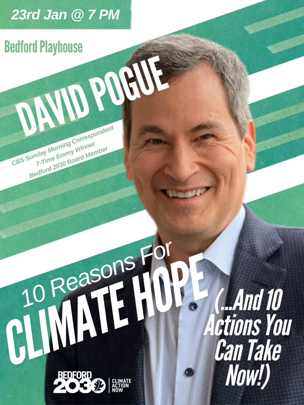 10 Reasons for Climate Hope with David Pogue – Bedford Playhouse