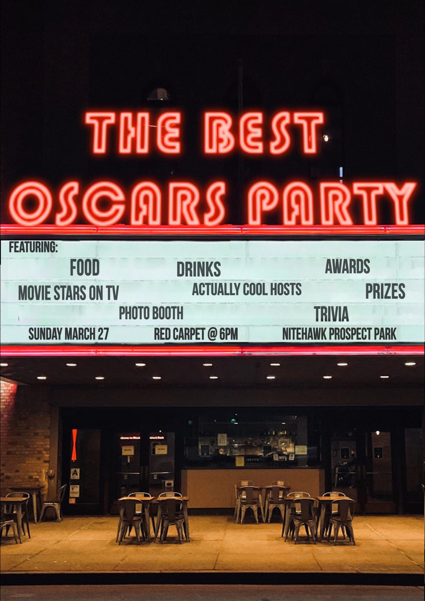 The Best Oscars Party! – Nitehawk Cinema – Prospect Park