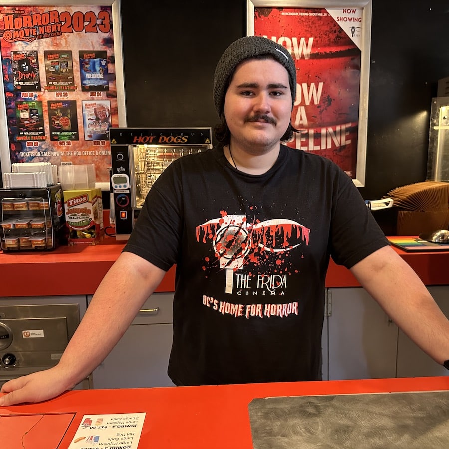 Volunteer of the Month Micah Lara on The Evil Dead – The Frida Cinema