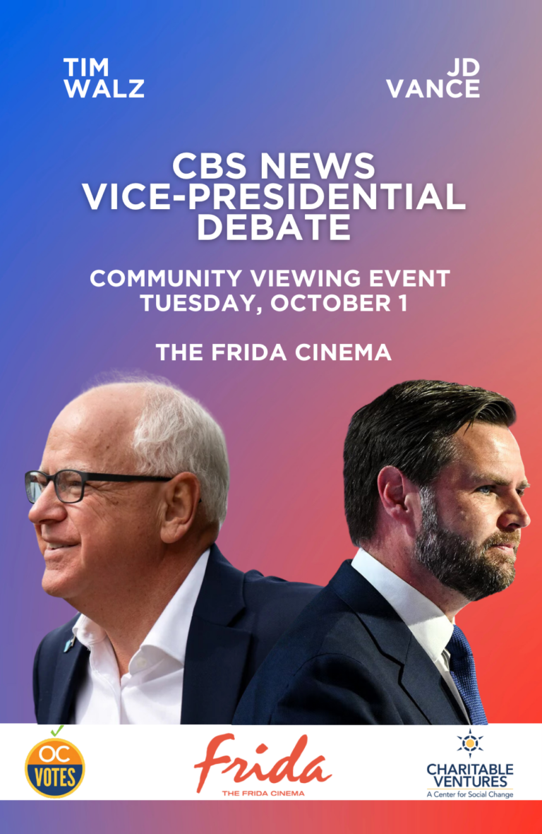 Vice Presidential Debate: Free Community Viewing – The Frida Cinema
