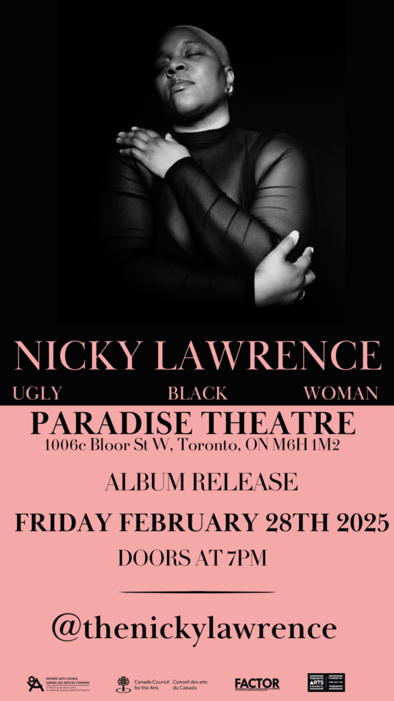 Nicky Lawrence: Ugly Black Woman – Paradise Theatre