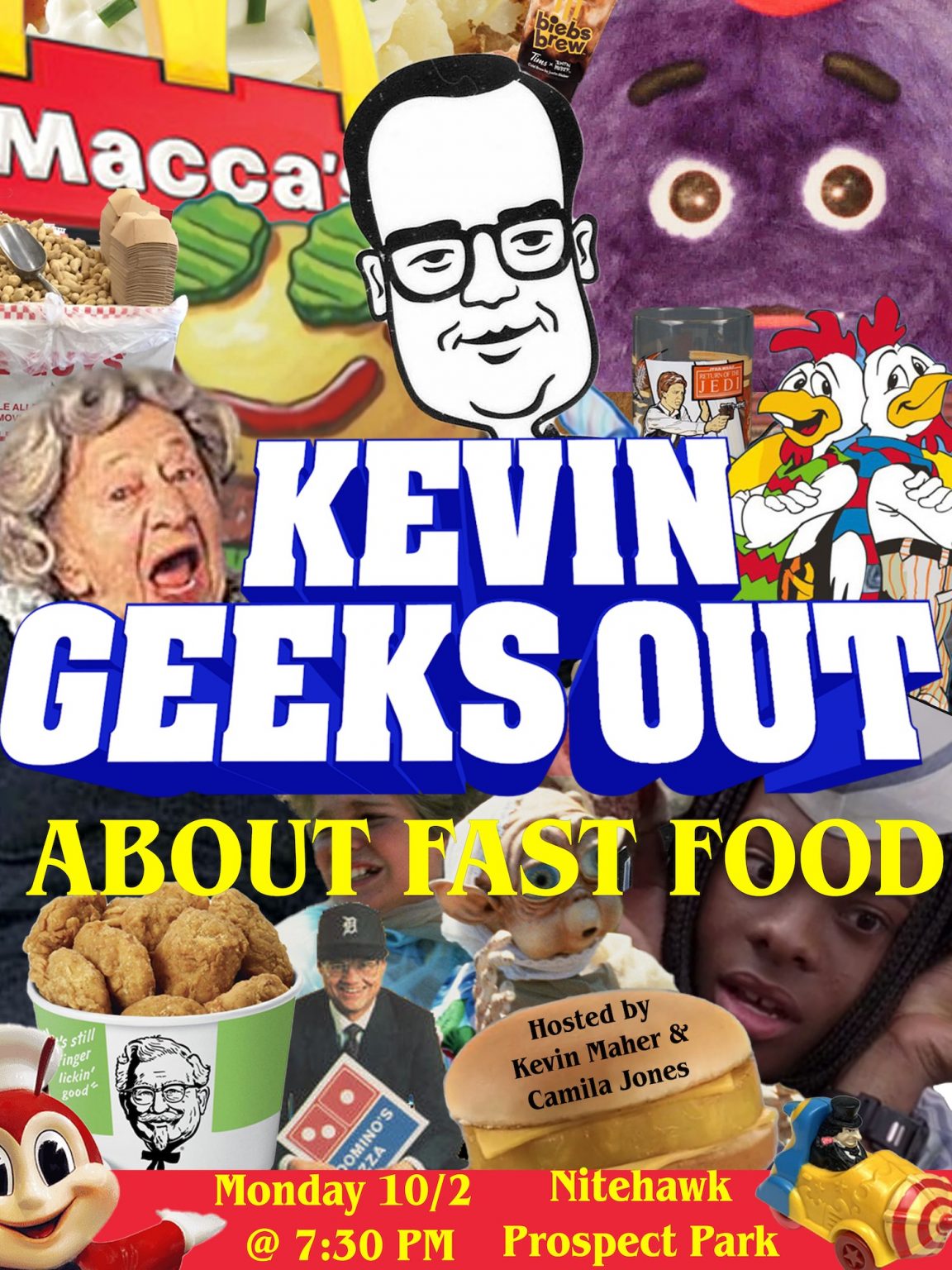Kevin Geeks Out About Fast Food – Nitehawk Cinema – Prospect Park