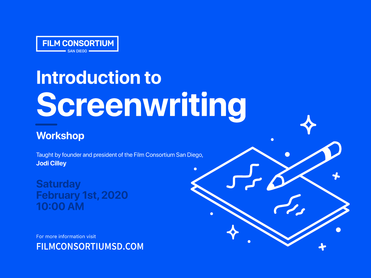 Introduction To Screenwriting – Film Consortium San Diego