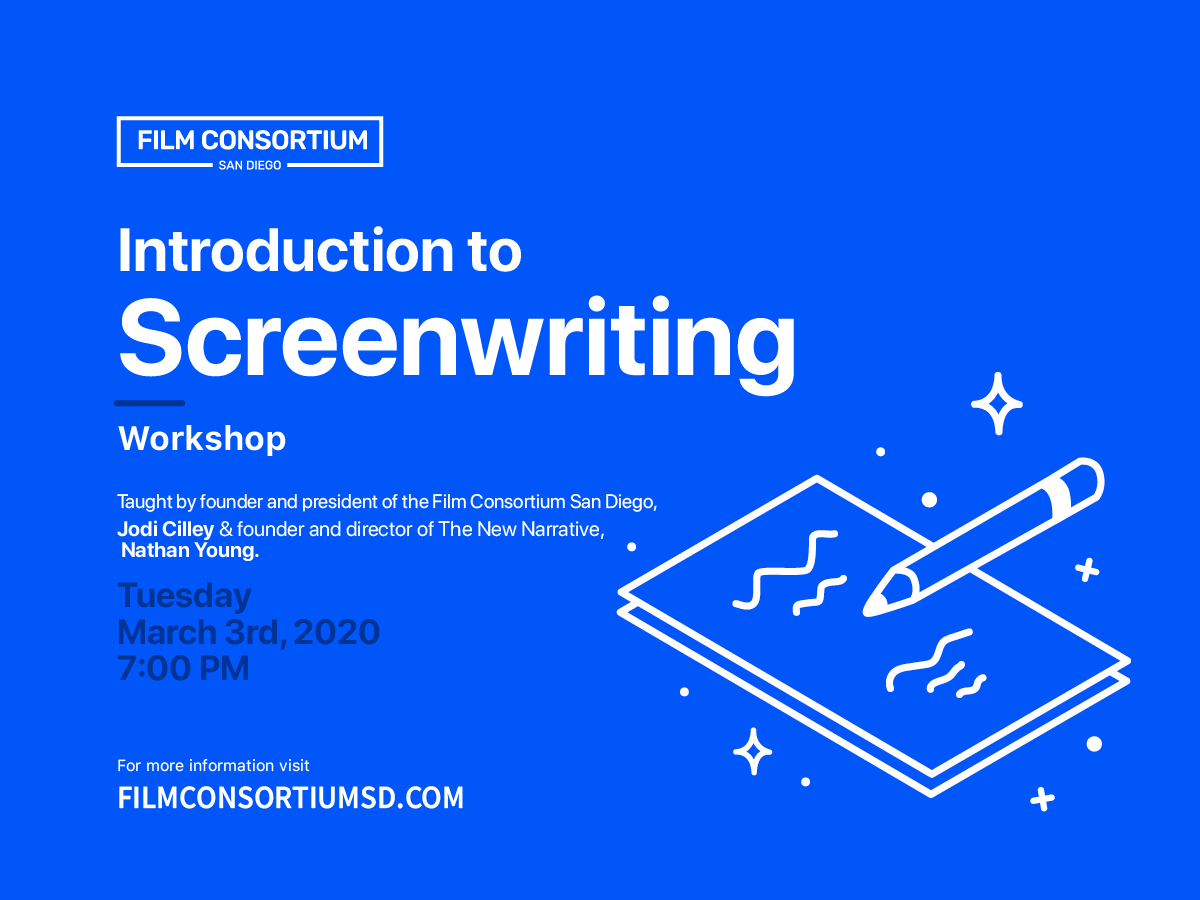 Introduction To Screenwriting – Film Consortium San Diego