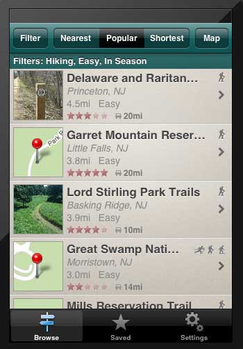 Blaze Trails Using the Trail Explorer App - NJ Family